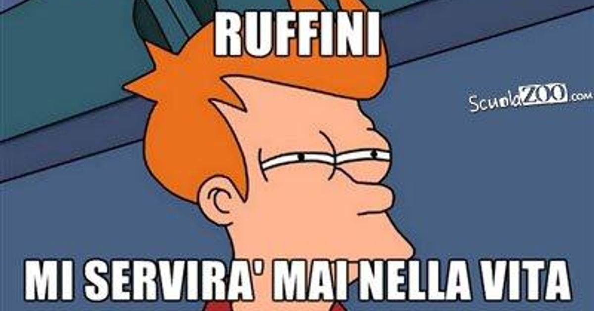 Studenti che aspettano il giorno in cui la regola di Ruffini gli sarà ...