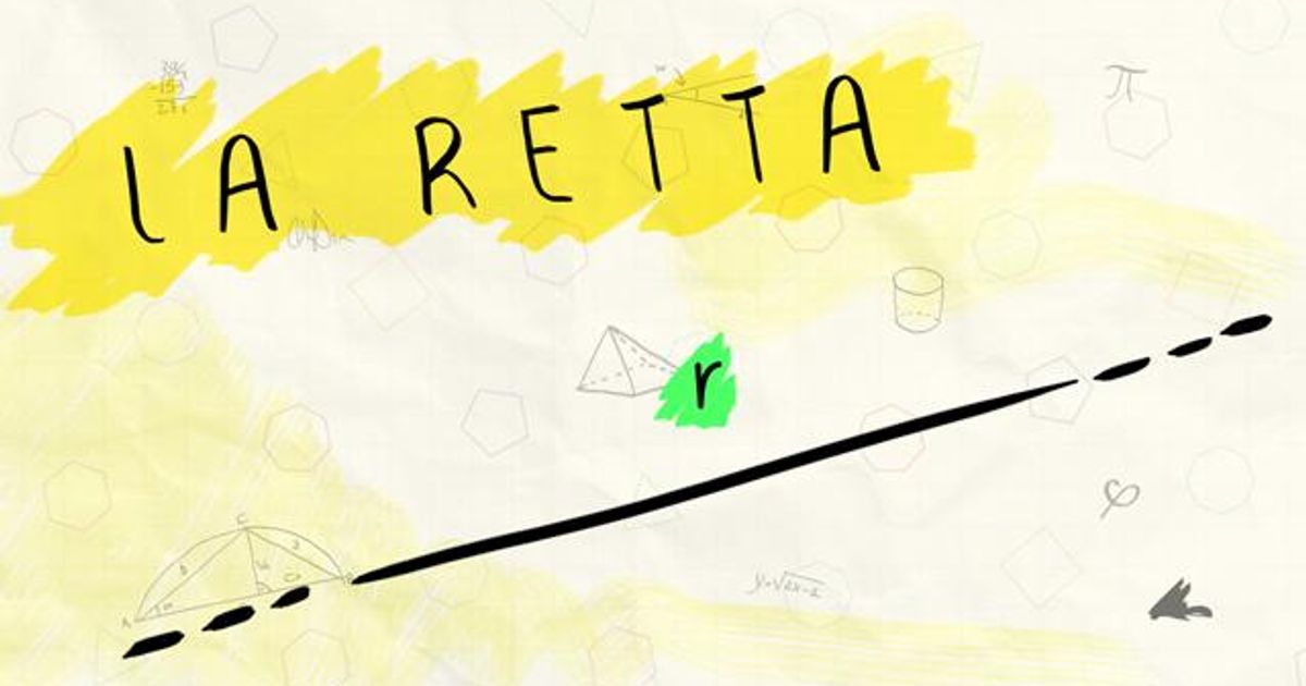 Definizione di linea retta | ScuolaZoo